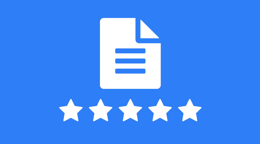 FREE Google Review Handout Template - On Top Marketing Ltd